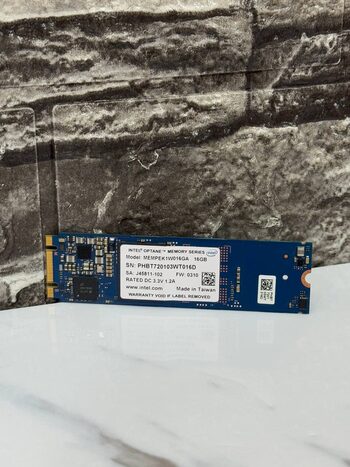 Pirkti Intel 16 GB NVME Storage