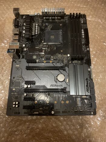 Pirkti ASRock B450 Pro4 AMD B450 ATX DDR4 AM4 2 x PCI-E x16 Slots ...