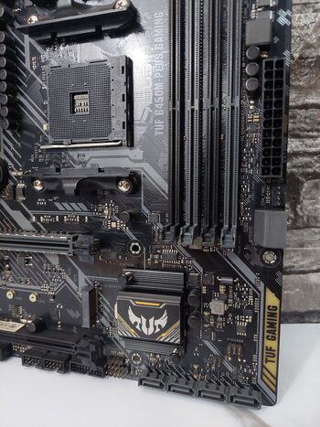 Pirkti Asus TUF B450M-PLUS GAMING AMD B450 Micro ATX DDR4 AM4 2 x PCI-E ...