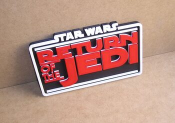 Pirkti Star Wars Return Of The Jedi, Cartel Rotulo, letrero. Logotipo ...