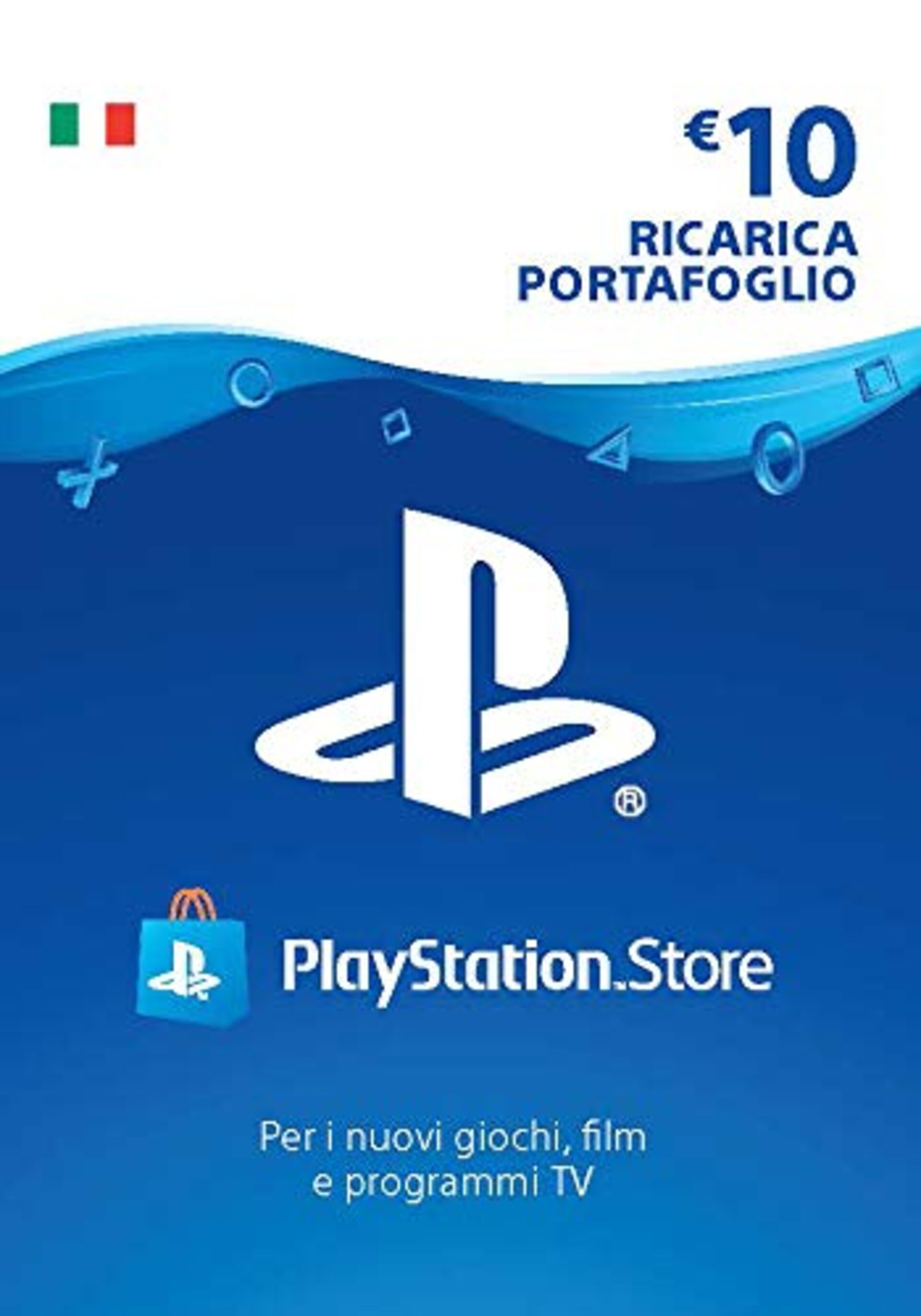 PlayStation Network Card 10 EUR IT key Buy cheaper