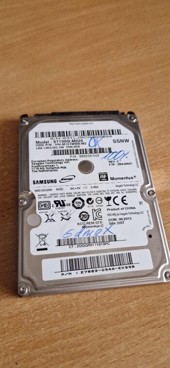 Comprar Samsung 1TB. ST1000LM024