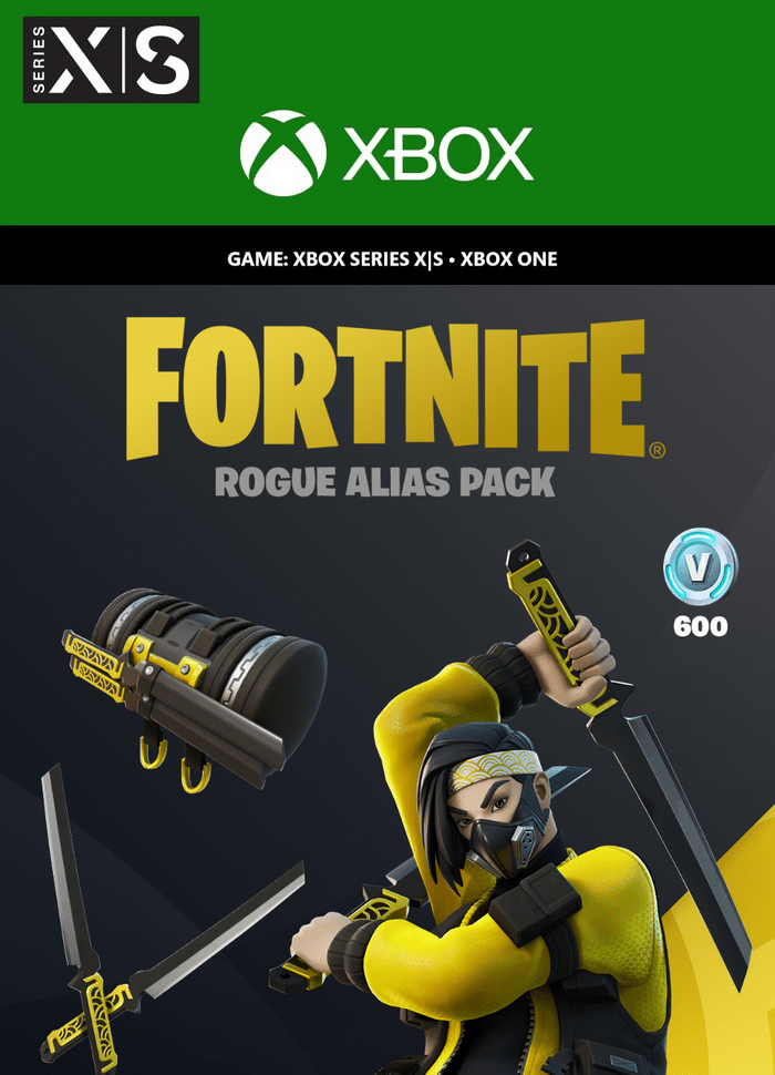 Fortnite Rogue Alias Pack 600 V-Bucks DLC XBOX Key
