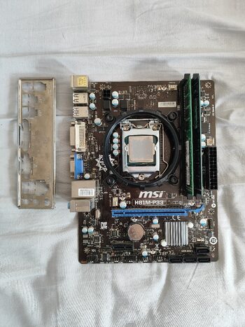 Pirkti MSI H81M-P33 Intel H81 Micro ATX DDR3 LGA1150 1 x PCI-E x16 ...