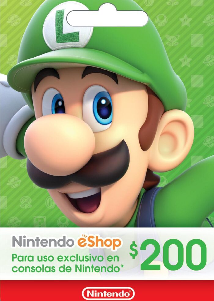 Buy Nintendo Switch gift card 200 MXN cheaper in price!