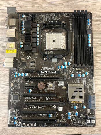 Pirkti ASRock FM2A75 Pro4 AMD A75 ATX DDR3 FM2 2 x PCI-E x16 Slots ...