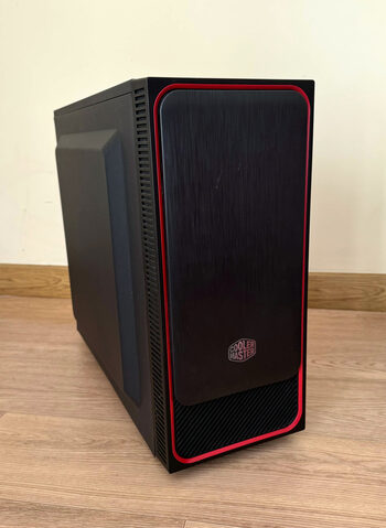 Pirkti Cooler Master MasterBox E500L ATX Mid Tower Black / Red PC Case