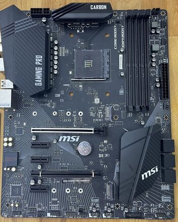 Pirkti MSI B450 GAMING PRO CARBON AC AMD B450 ATX DDR4 AM4 2 x PCI-E ...