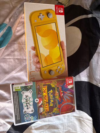 Comprar Nintendo switch lite sin apenas uso con pokemon escarlata y sus ...