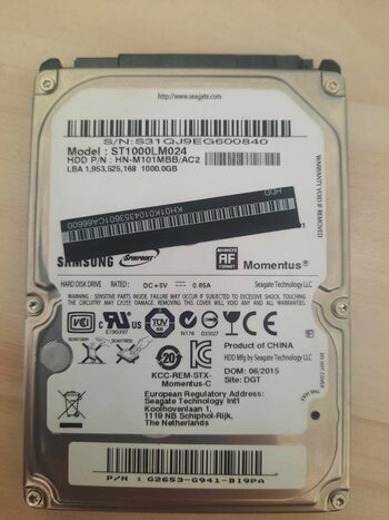 Comprar Seagate Momentus 1 TB HDD Storage