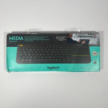 Comprar Logitech K400 Plus Touchpad Keyboard for PC Connected TV - Grey ...