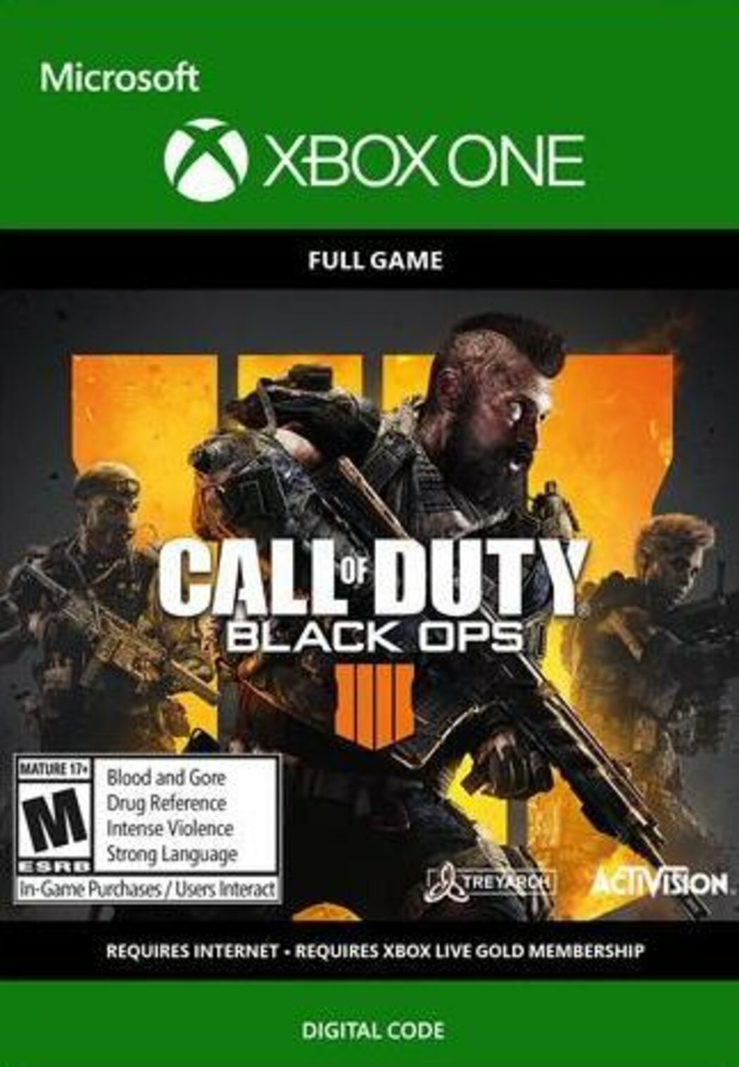 Xbox live call of duty black ops 4 store