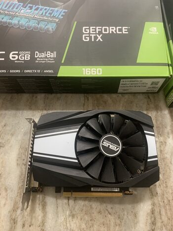 Pirkti Asus GeForce GTX 1660 6 GB 1530-1815 Mhz PCIe x16 GPU