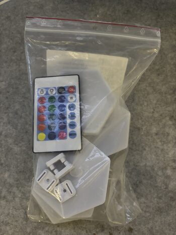 Comprar led blokeliai rgb 4 + pultelis + laikikliai