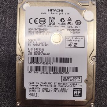 Pirkti Hitachi 500 GB HDD Storage
