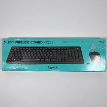 Pirkti Logitech MK295 Silent Wireless Keyboard Mouse Combo - Black
