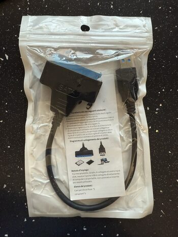 Comprar USB 3.0 į SATA laidas skirtas 2.5"/3.5" HDD ir SSD diskams