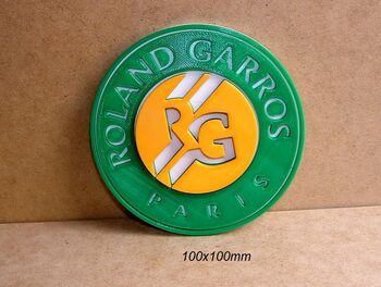 Comprar Roland Garros, Letrero, Cartel, Rotulo, Logotipo Impresion 3D