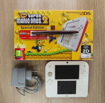Comprar OFERTA - Consola Nintendo 2DS Blanca Roja Cargador