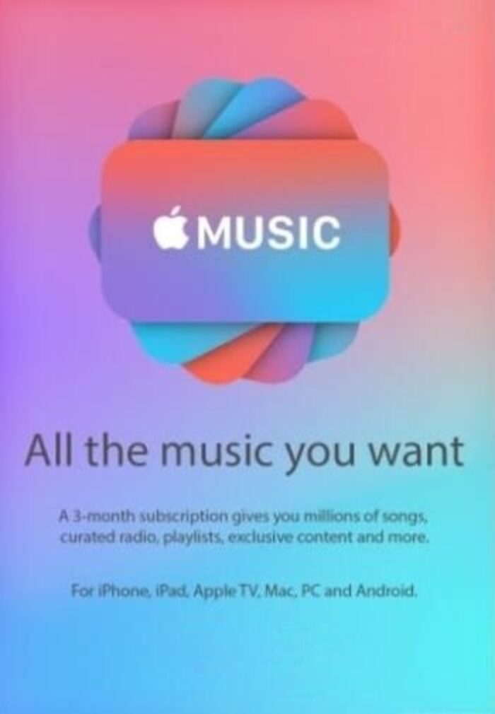 Buy Apple Music Subscription 4 months Key! Cheap Price