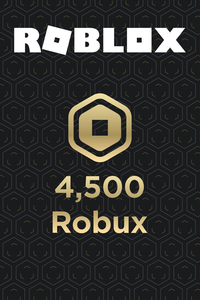 Get Robux Cash | Cheap 4,500 Roblox Robux Card