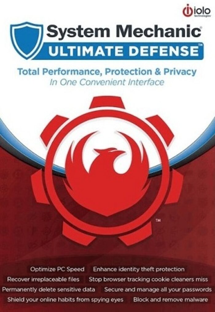Buy iolo System Mechanic Ultimate Defense 5 Devices 1 Year Key! Cheap price