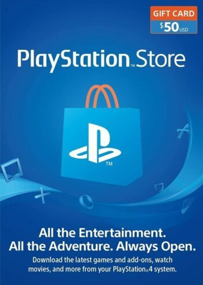 PSN Gift Card 50 USD (PER) | Buy cheapest PSN cards!