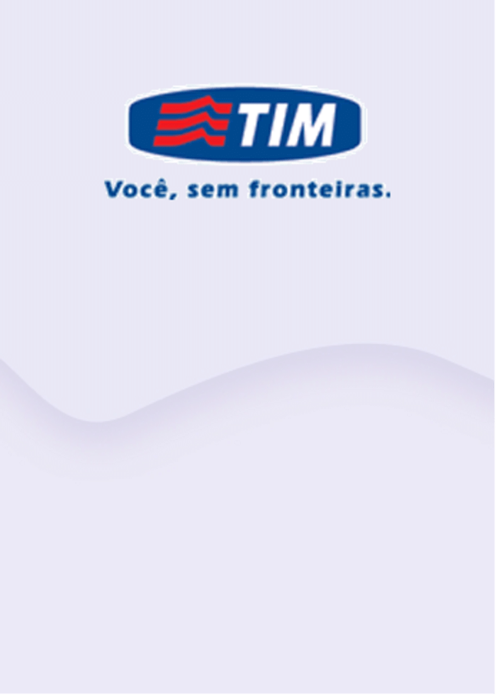 Compra Recarga TIM Brasil Mais Barato | Rápido e Fácil