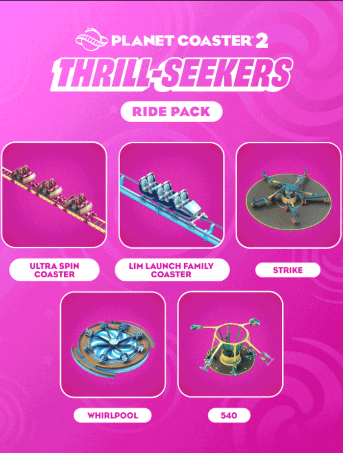 Buy Planet Coaster 2: Thrill-Seekers Ride Pack (DLC) PC Steam key! Cheap price