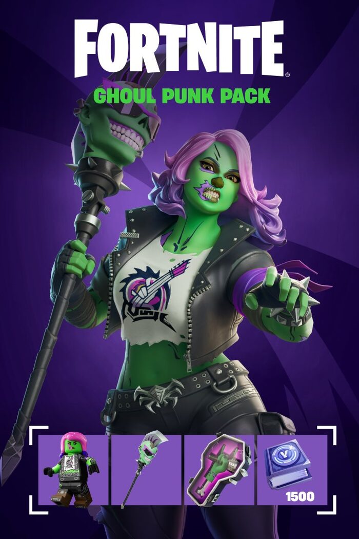 Fortnite Ghoul Punk Pack 1500 VBucks XBOX Key | ENEBA