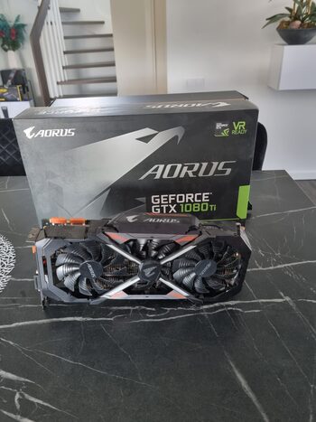 Pirkti Gigabyte GeForce GTX 1080 Ti 11 GB 1594-1708 Mhz PCIe x16 GPU