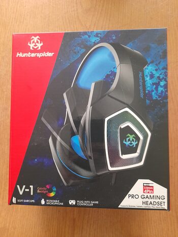 Comprar Hunterspider V1 Negro-Azul RGB - Auriculares Gaming
