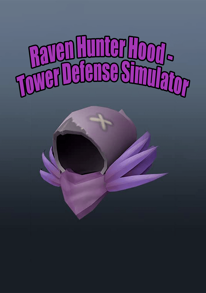Buy Roblox - Raven Hunter Hood - Tower Defense Simulator (DLC) PC Other ...