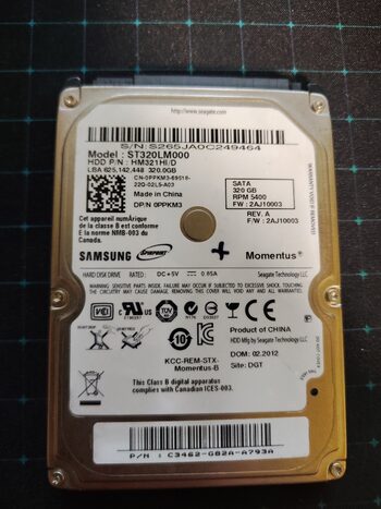 Comprar Samsung Momentus 320 GB HDD