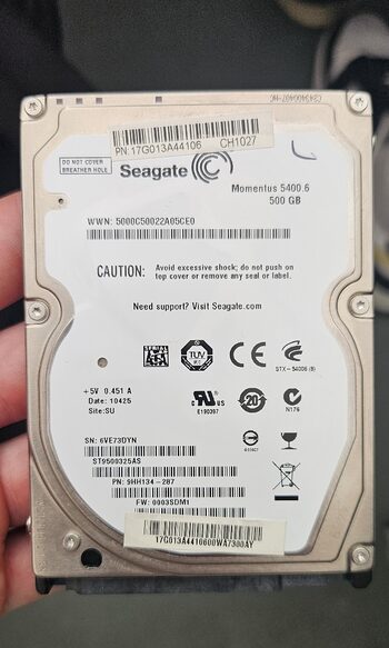 Comprar Seagate Momentus 500 GB HDD Storage