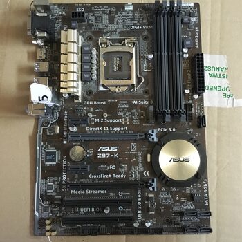 Pirkti Asus Z97-K/CSM Intel Z97 ATX DDR3 LGA1150 2 x PCI-E x16 Slots ...