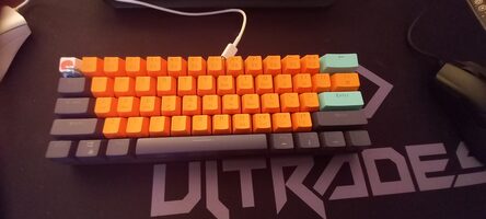 Pirkti Mucai gaming keyboard 60% red switches it comes with 2exyra ...