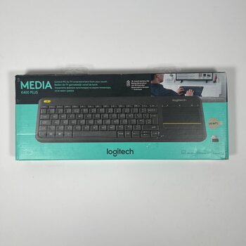 Pirkti Logitech K400 Plus Touchpad Keyboard for PC Connected TV - Grey ...