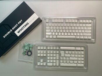 Comprar Wooting Just White Double-shot PBT Keycaps (138 vnt.)