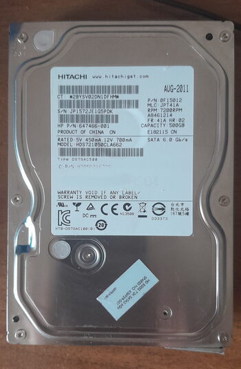 Comprar Hitachi 500 GB HDD Storage
