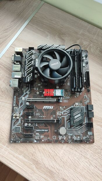 Pirkti MSI B450M-A PRO MAX AMD B450 Micro ATX DDR4 AM4 1 x PCI-E x16 ...