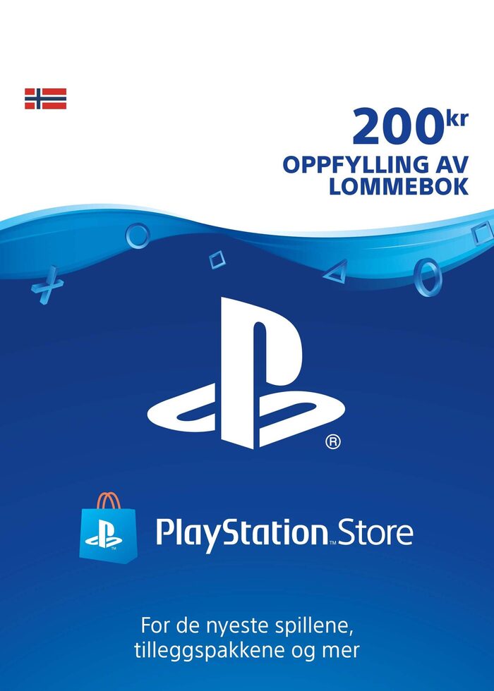 Buy Playstation Network Card 200 NOK (NO) PSN Key NORWAY