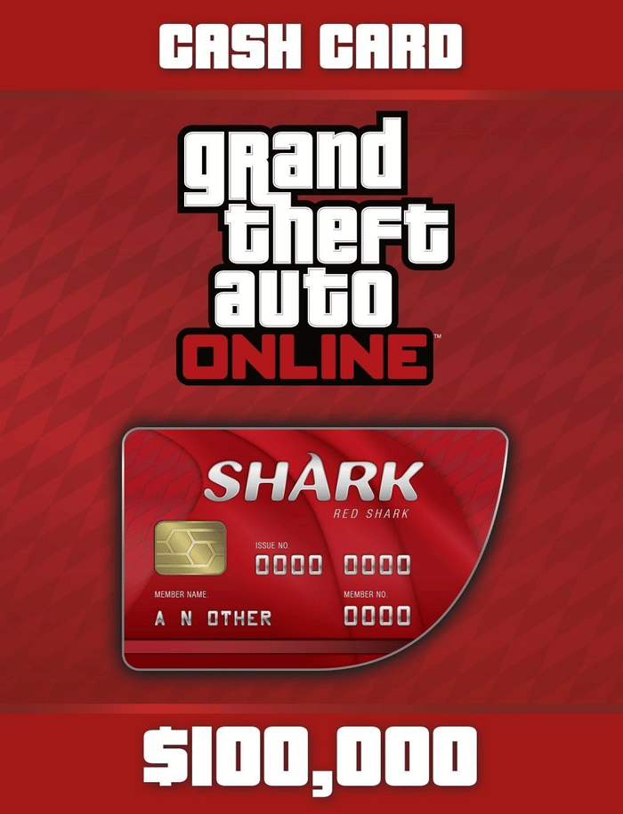 GTA Online Red Shark Cash Card | Best GTA card price!