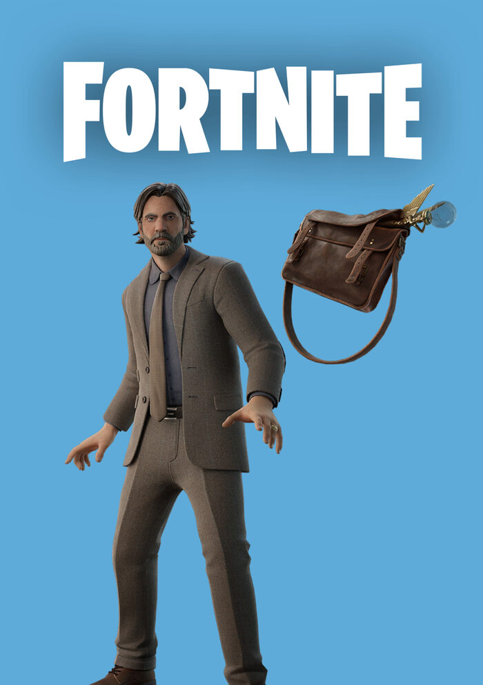 Buy Fortnite - Alan Wake Outfit & Alan's Messenger Bag Backbling (DLC ...