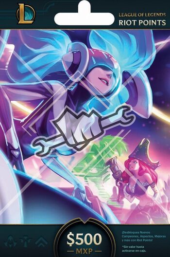 LoL Gift Card 500 MXN - Riot Points / Valorant Points | ENEBA