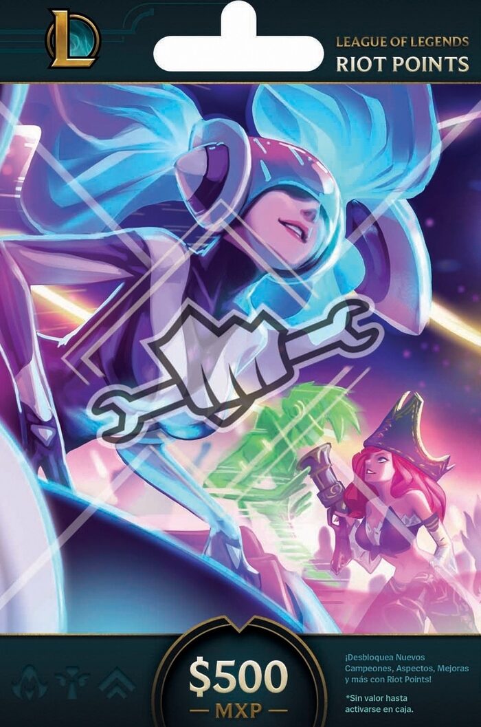 LoL Gift Card 500 MXN - Riot Points / Valorant Points