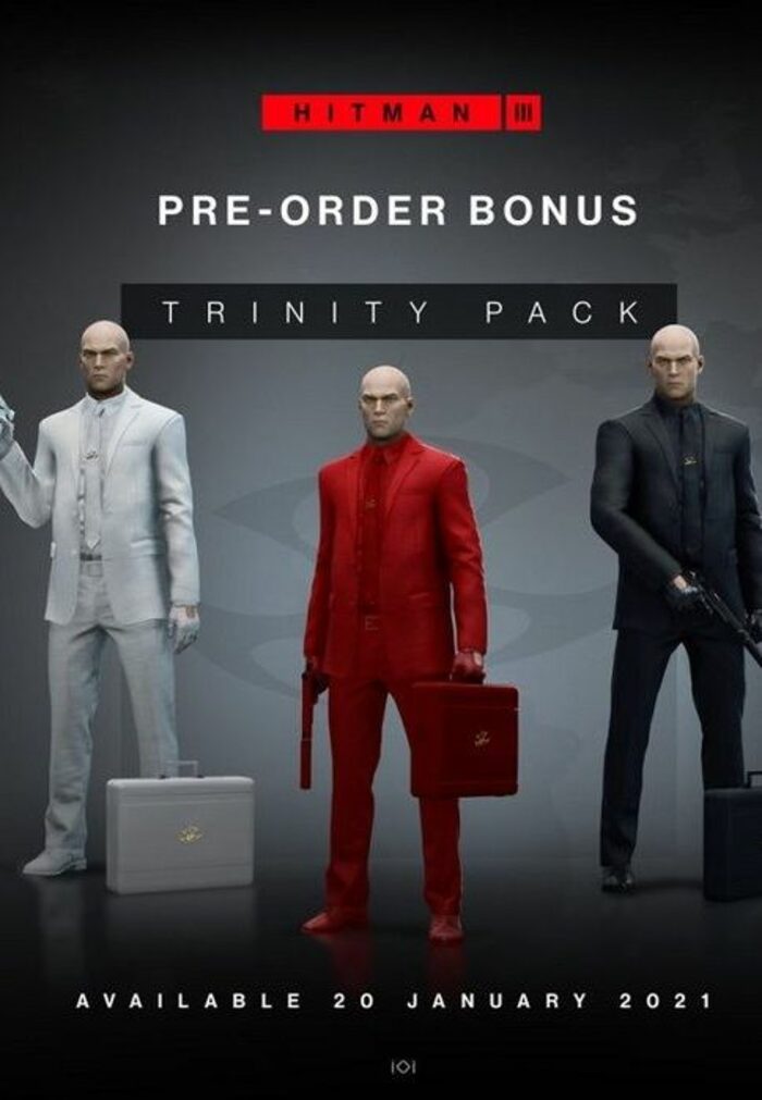 Buy HITMAN 3 - Trinity Pack Pre-order Bonus (DLC) PC Epic Games key ...