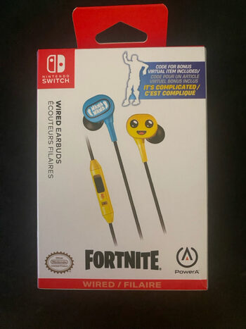 Pirkti Wired Earbuds for Nintendo Switch - Peely (No Skin Code) | ENEBA