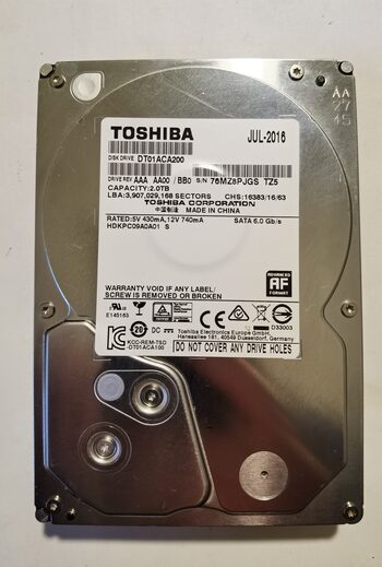 Comprar Toshiba 2 TB HDD Storage | ENEBA