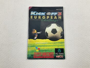 Comprar Manual Kick Off 3 European Challenge Super Nintendo Snes SNSP-37-Eur | ENEBA